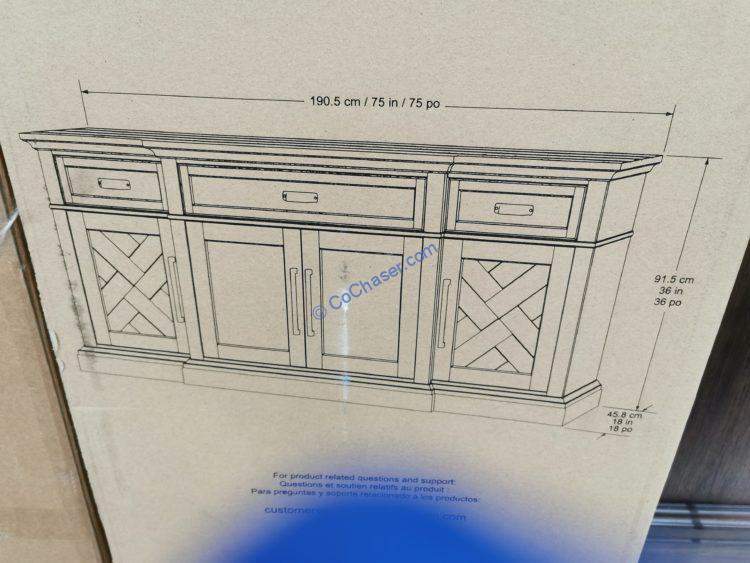 Pike & Main Corliss 75″ Accent Console – Costco Chaser
