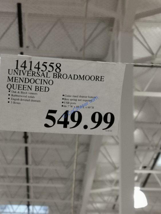Costco-1414558-Universal-Broadmoore-Mendocino-Queen-Bed-tag – Costco Chaser