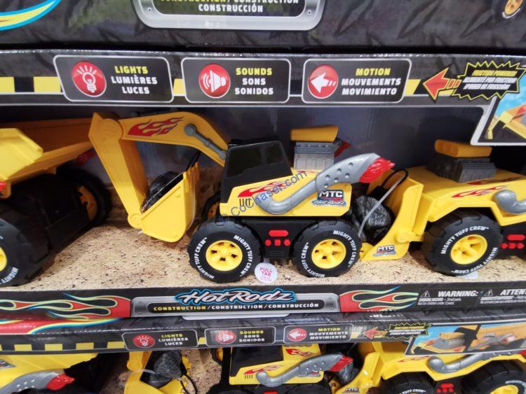 Mighty Tuff Crew Hot Rodz Construction Vehicles, 3-pack – Costco Chaser