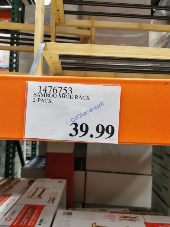 Costco-1476753-TRINITY-Bamboo-Shoe-Rack-tag – Costco Chaser