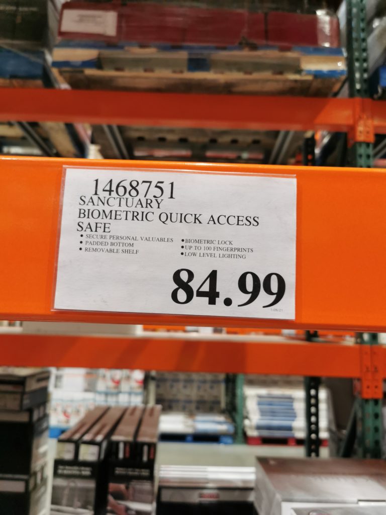 Costco-1468751-Sanctuary-Biometric-Quick-Access-Safe-tag – Costco Chaser