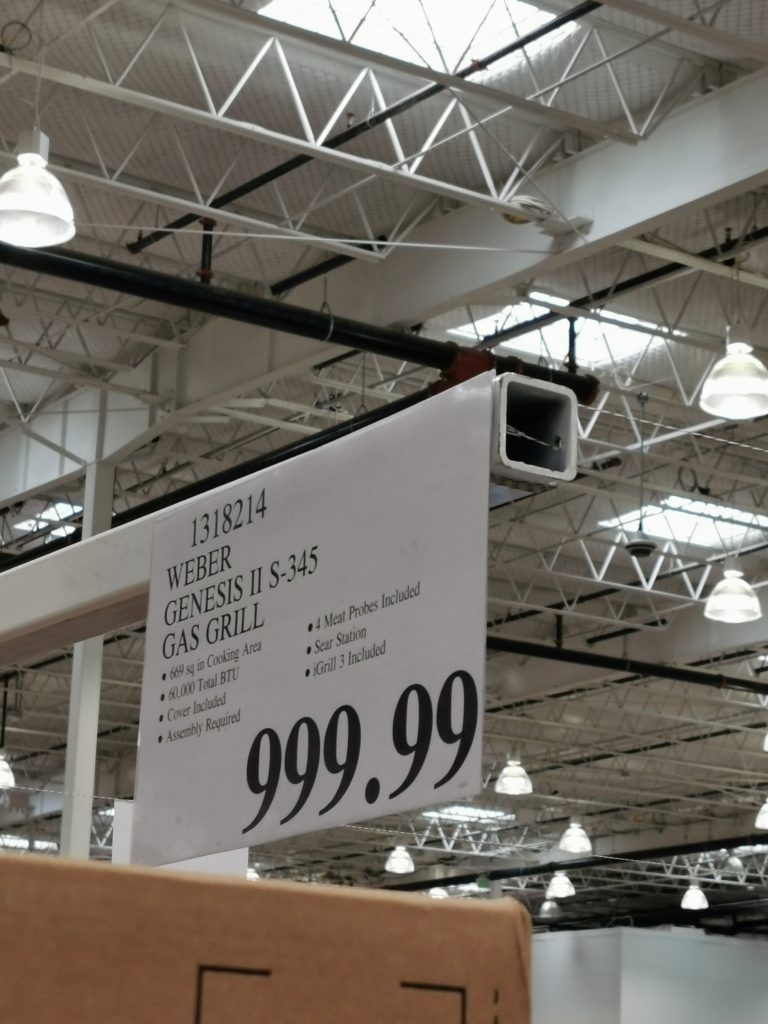 Costco-1318214-Weber-Genesis-II-S-345-3Burner-Gas-Grill-tag – CostcoChaser