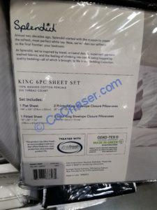Splendid 6PC Percale Sheet Set Queen or King – Costco Chaser