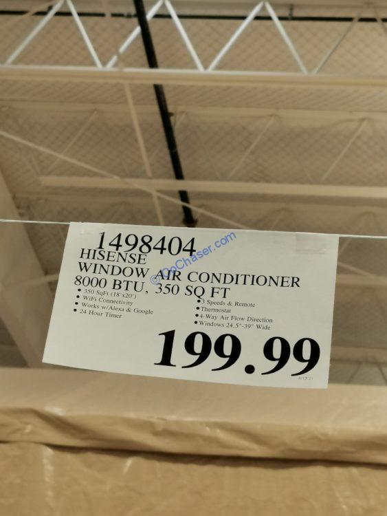 Costco-1498404-Hisense-Window-Air-Conditioner-tag – Costco Chaser