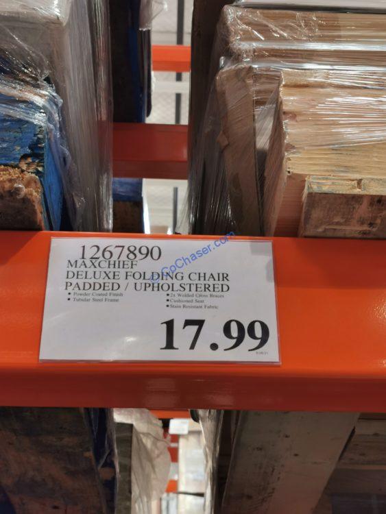 Costco-1267890-Maxchief-Deluxe-Folding-Chair-tag – Costco Chaser