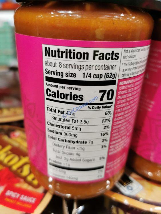 Costco-1369307-Mayura-Cuisine-Organic-Tikka-Masala-chart – Costco Chaser