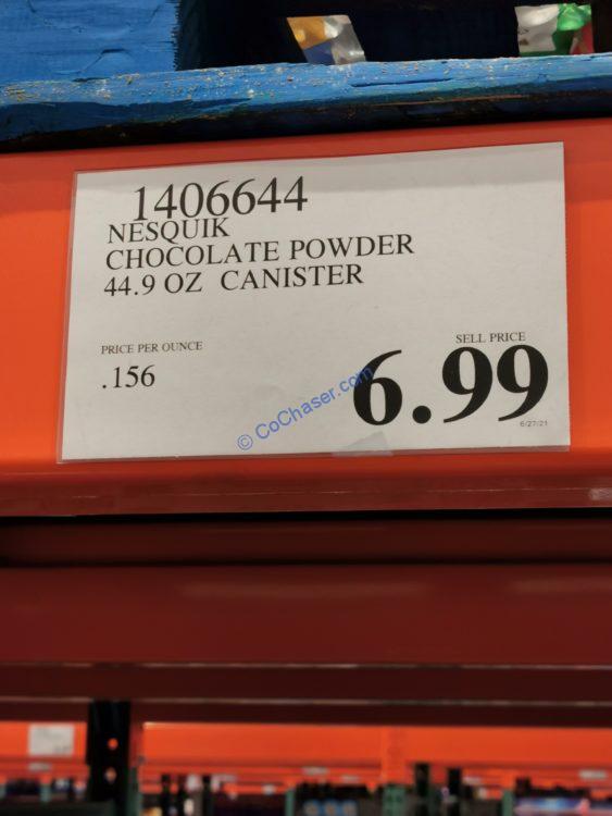 Costco-1406644-Nestle-Nesquik-Chocolate-Powder-tag – Costco Chaser