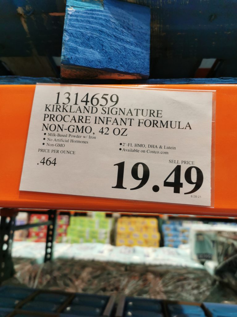 Costco-1314659-Kirkland-Signature-ProCare-Non-GMO-Infant-Formula-tag ...