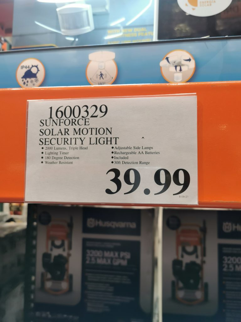 Costco-1600329-Sunforce-Solar-Motion-Security-Light-tag – Costco Chaser
