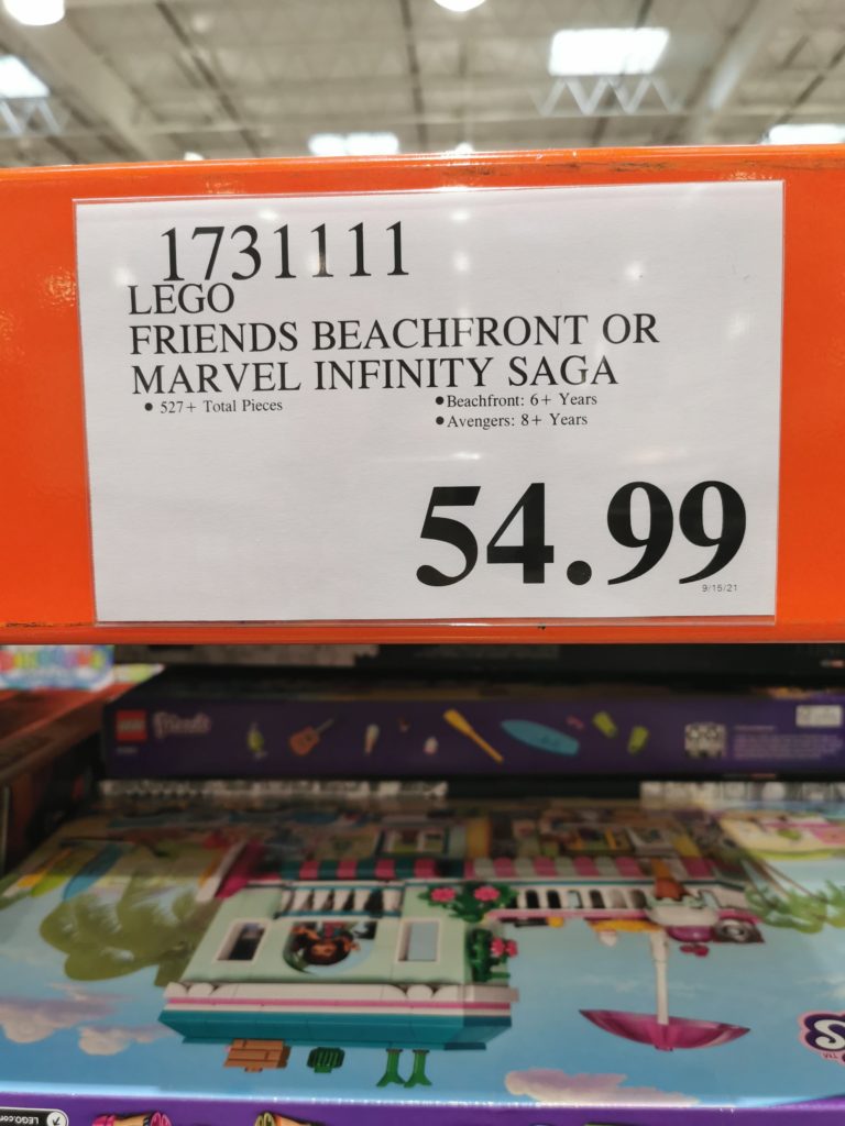 Costco-1731111-LEGO-Friends-Beachfront-Marvel-Infinity-SaGa-tag ...
