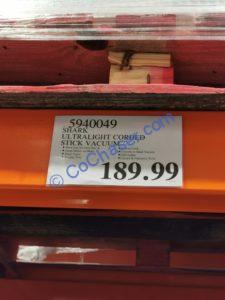 Shark Performance UltraLight Corded Stick Vacuum, Model#UV580 ...