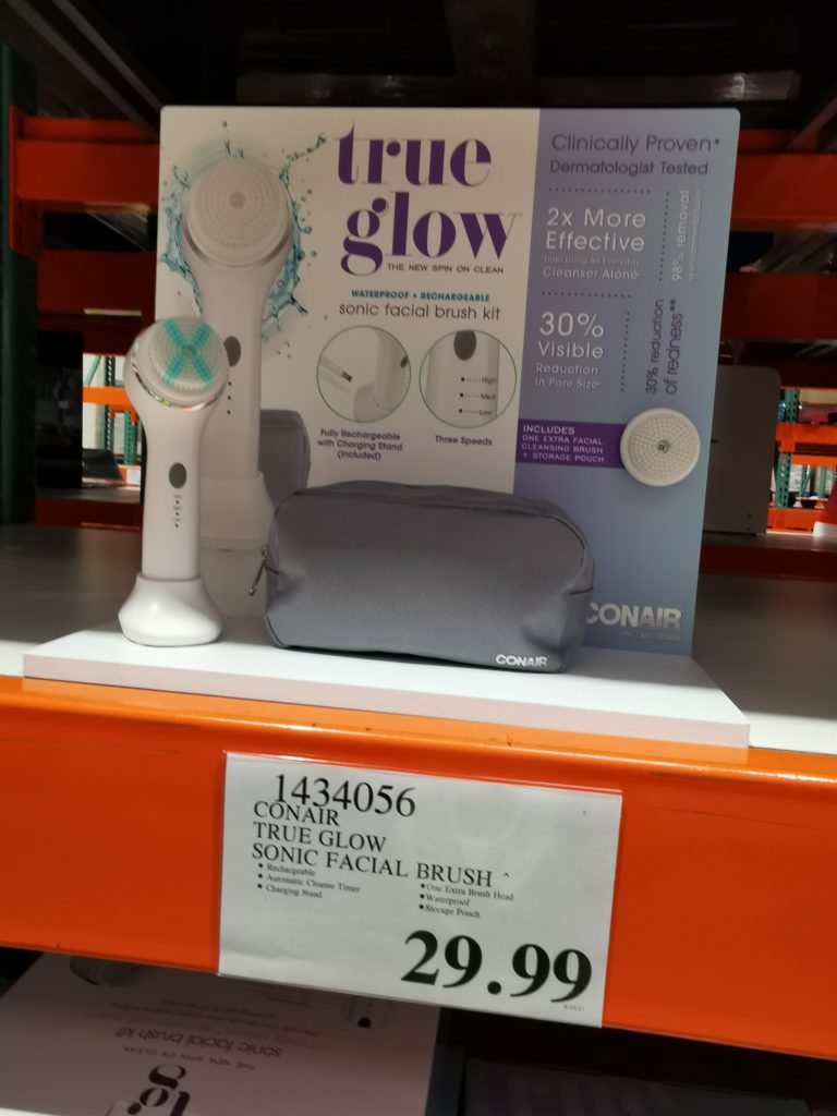 Conair True Glow Sonic Facial Brush Kit, Model# SFB7CST – CostcoChaser