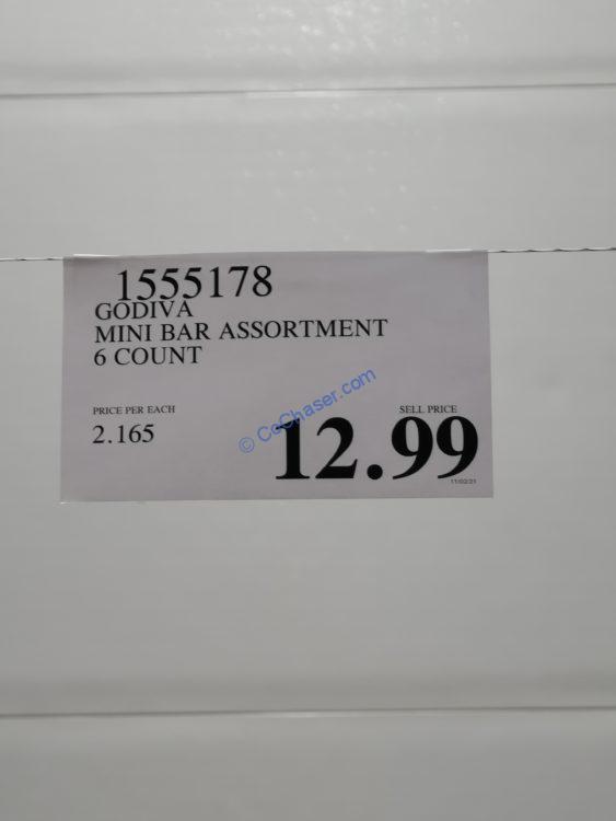 Costco-1555178-Godiva-Mini-Bar-Assortment-tag – Costco Chaser