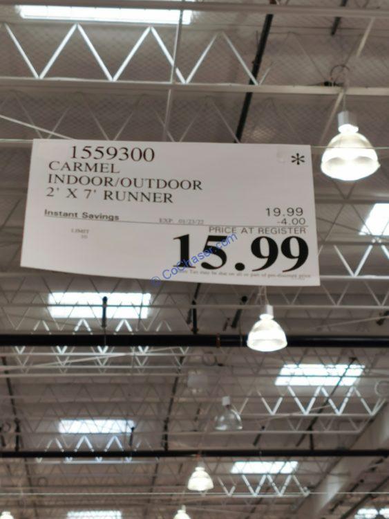 Costco-1559300-Carmel-Indoor-Outdoor-Runner-tag – Costco Chaser