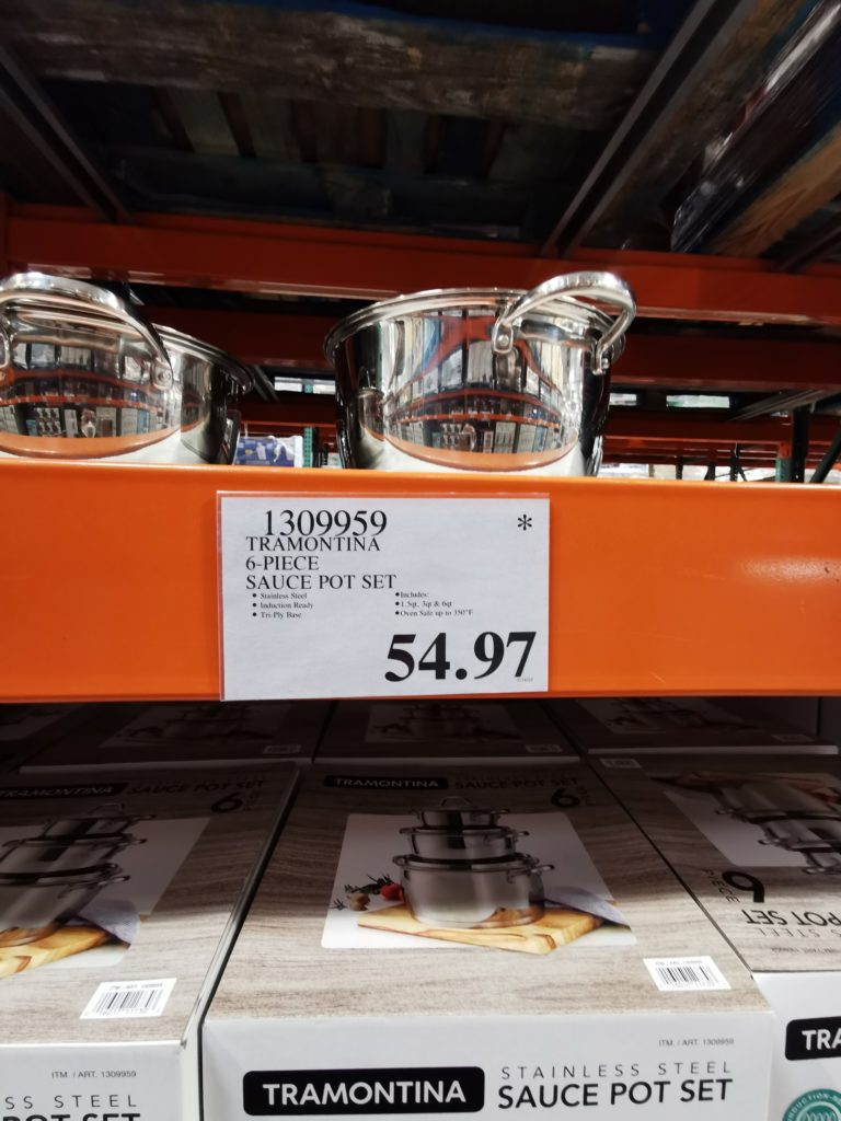 Tramontina 6-Piece Stackable Sauce Pot Set – CostcoChaser