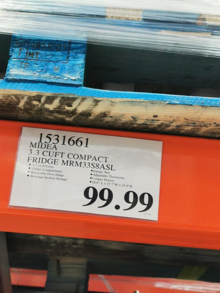 Costco-1531661-Midea-3.3cuft-Compact-Fridge-tag – CostcoChaser