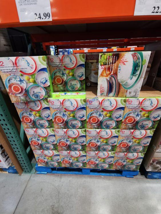 Pandex Sealife Melamine 12-piece Dinnerware Set – CostcoChaser