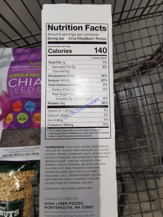 Costco-1338053-High-Liner-Miso-Glazed-COD-chart – Costco Chaser