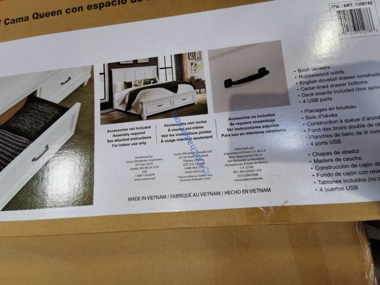 Universal Broadmoore Kitteridge Bed, King or Queen – CostcoChaser