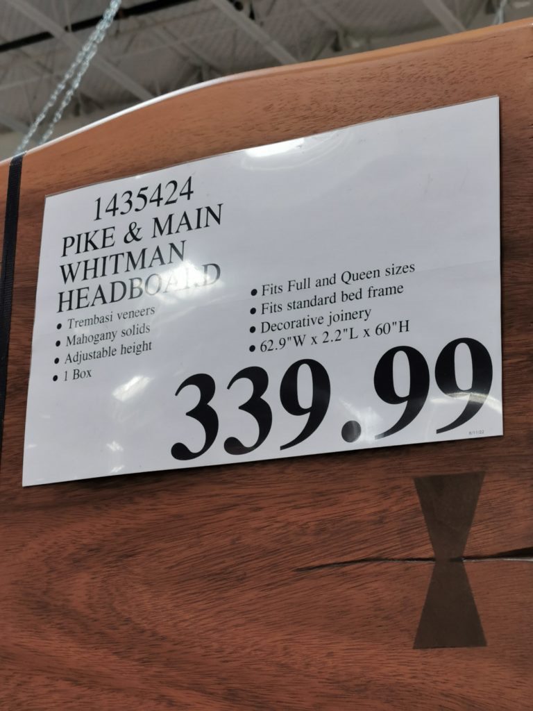 Costco-1435424-Pike-Main-Live-Edge-Headboard-tag – CostcoChaser