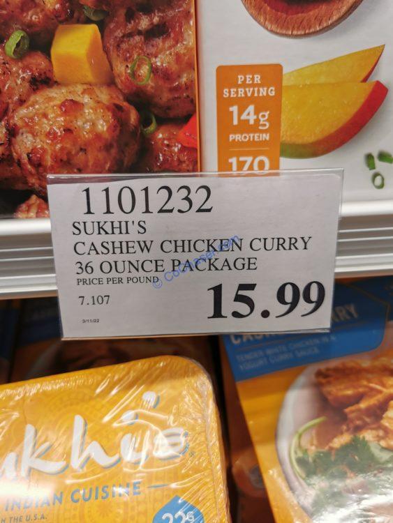 Costco-1101232-Sukhis-Cashew-Chicken-Curry-tag – Costco Chaser