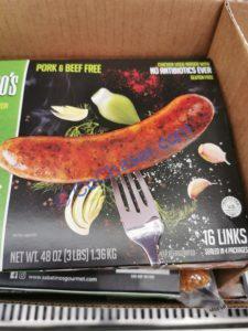 Sabatino’s Chicken Garlic Sausage 3 Pound Package – CostcoChaser
