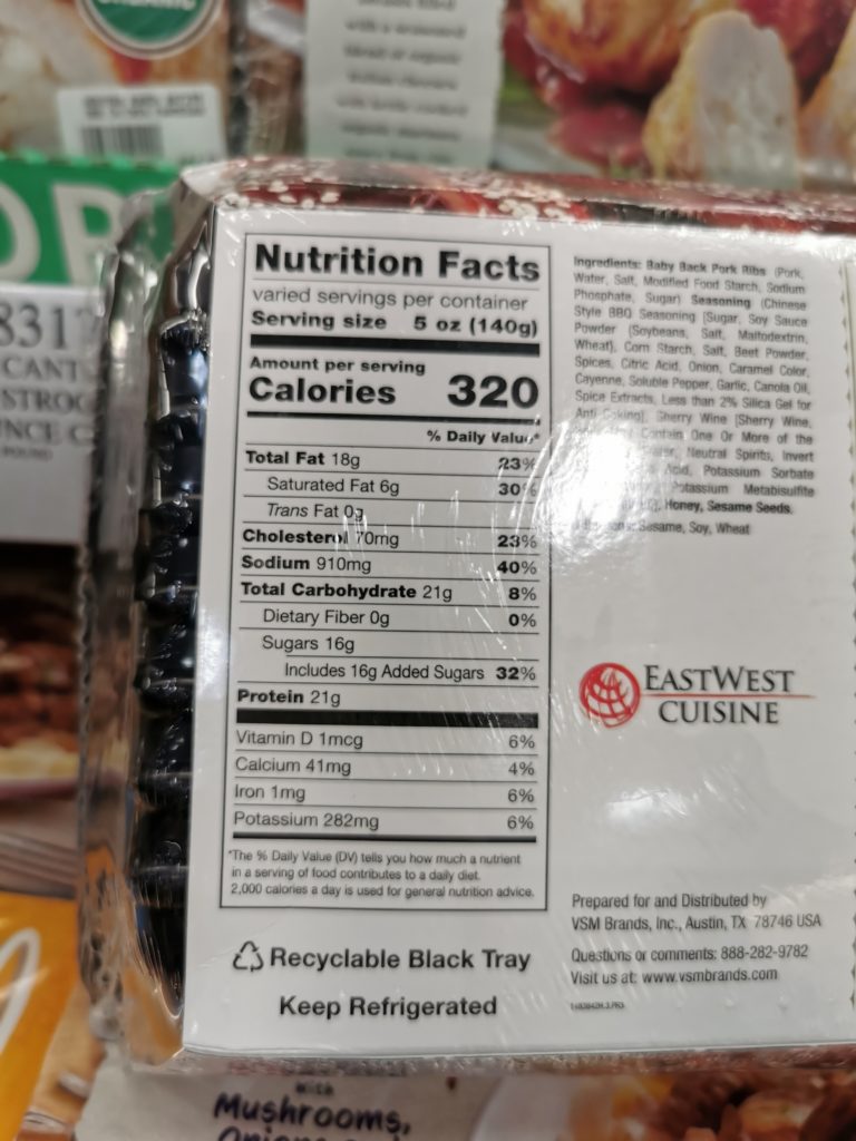 Costco-11261-East-West-Cuisine-Chinese-Style-Ribs-chart – CostcoChaser