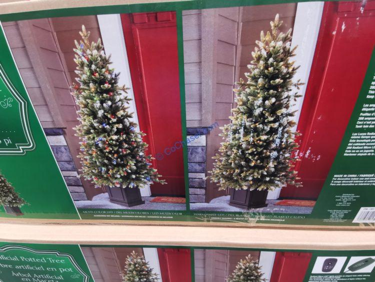 4.5′ Pre-Lit Potted Tree – CostcoChaser