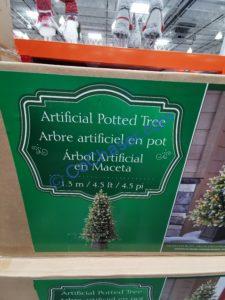 4.5′ Pre-Lit Potted Tree – CostcoChaser