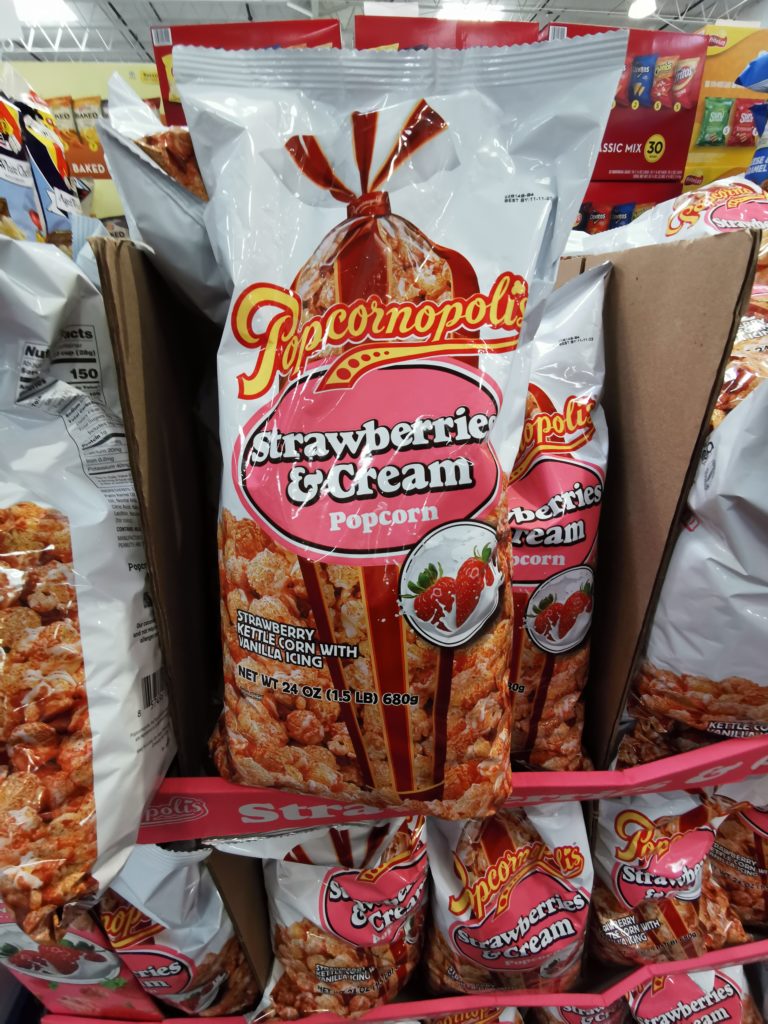 Popcornopolis Strawberry and Cream 24 Ounce Bag – CostcoChaser