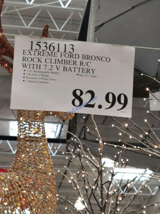 Costco-1536113-Extreme-Ford-Bronco-Rock-Climber-RC-tag – Costco Chaser