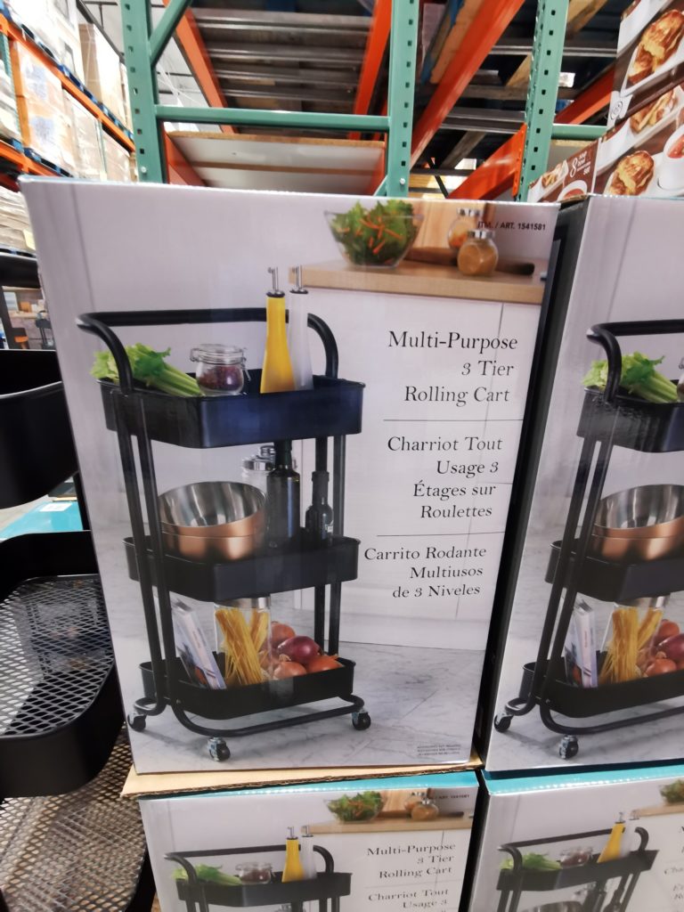 Costco 1541581 3 Tier Rolling Cart1 CostcoChaser Costco 1541581 3 Tier Rolling Cart1 CostcoChaser