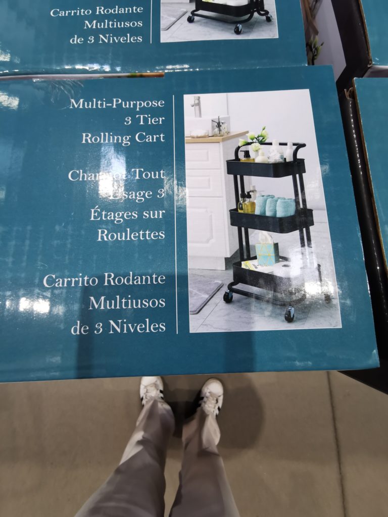 Costco 1541581 3 Tier Rolling Cart2 CostcoChaser Costco 1541581 3 Tier Rolling Cart2 CostcoChaser