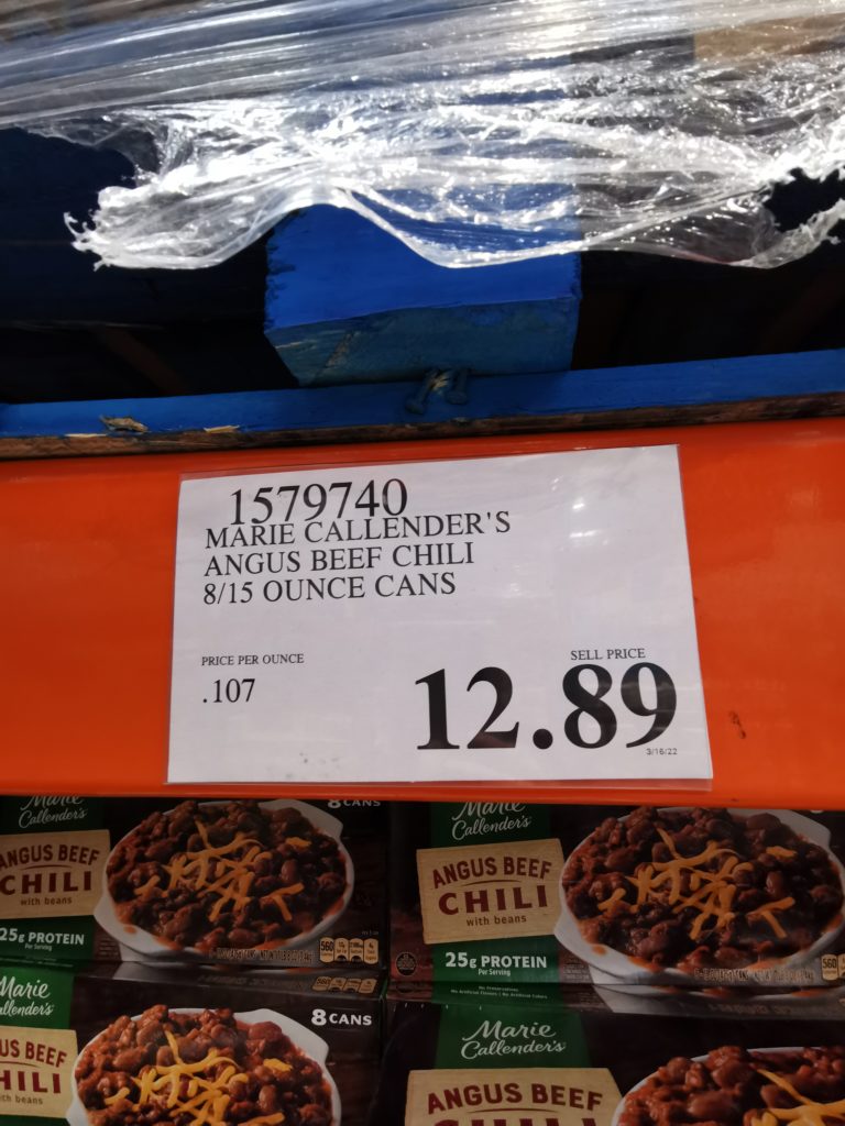 Costco-1579740-Marie-Callenders-Angus-Beef-Chili-tag – CostcoChaser