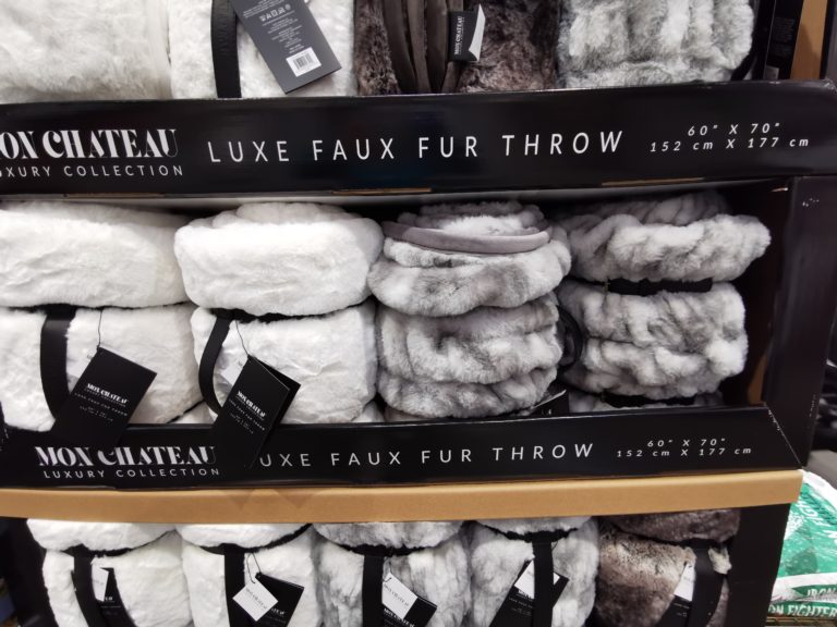 MON Chateau LUXE FAUX FUR Throw 60” x 70” – Costco Chaser