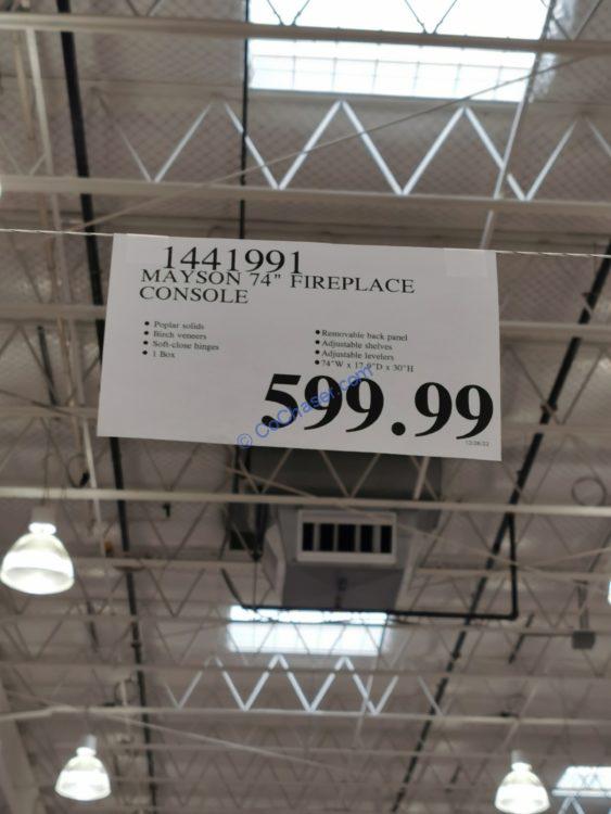 Costco-1441991-Tresanti-Mayson-TV Console-with-ClassicFlame-CoolGlow-2 ...