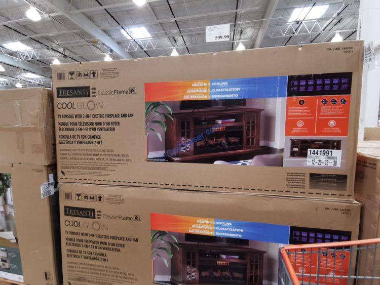 Costco-1441991-Tresanti-Mayson-TV Console-with-ClassicFlame-CoolGlow-2 ...