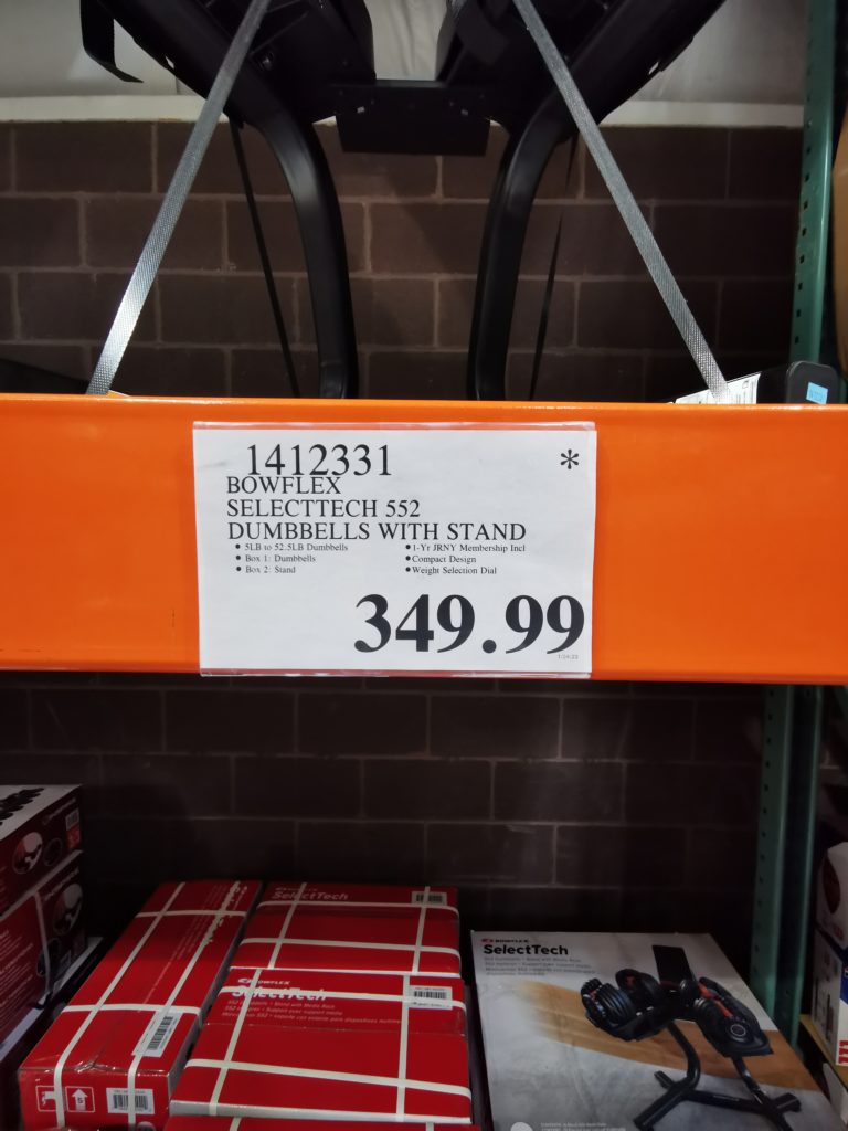 Bowflex SelectTech 552 Dumbbells with Stand – CostcoChaser