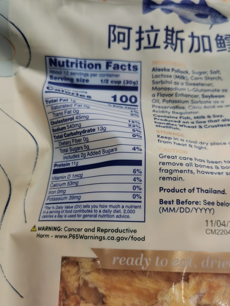 Costco-1555029-Sea-Temple-Dried-Alaskan-Pollock-chart – CostcoChaser