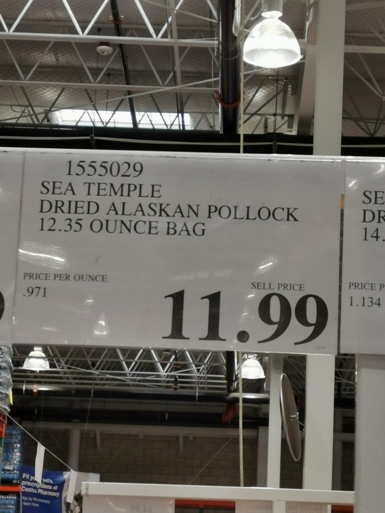 Costco-1555029-Sea-Temple-Dried-Alaskan-Pollock-tag – CostcoChaser