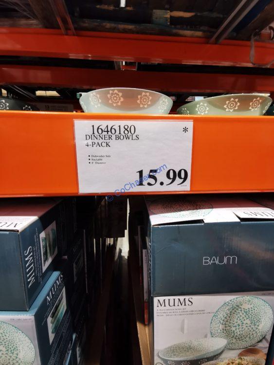 Baum Mums Dinner Bowl Set 4-Pack – CostcoChaser