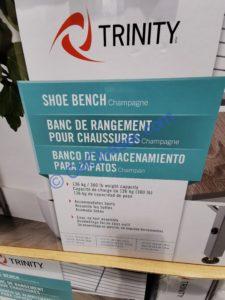Trinity Shoe Bench with Storage – CostcoChaser