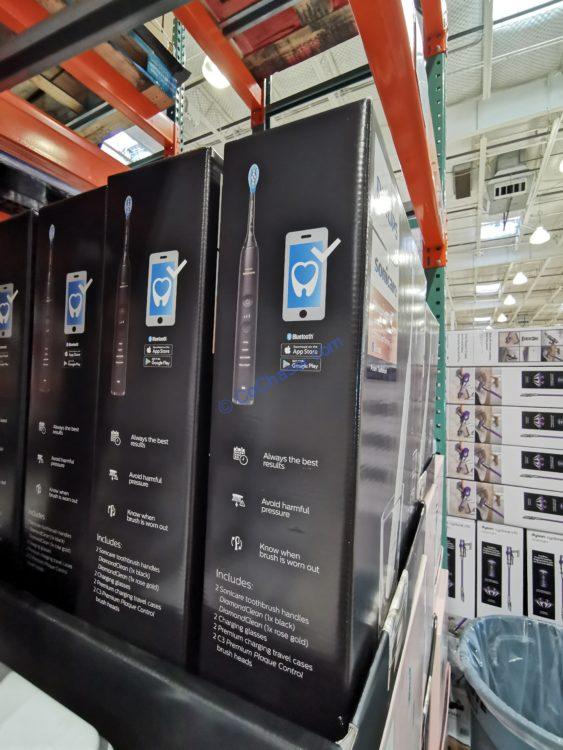 Philips Sonicare DiamondClean Connected Rechargeable Toothbrush, 2-pack ...