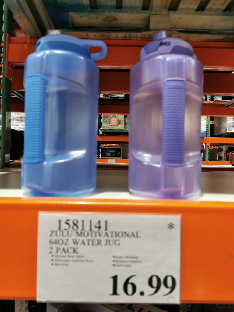 ZULU Motivational Water Jug 2 PK – CostcoChaser