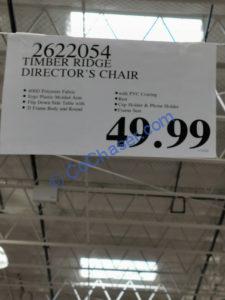 Timber Ridge Folding Director’s Chair – Costco Chaser