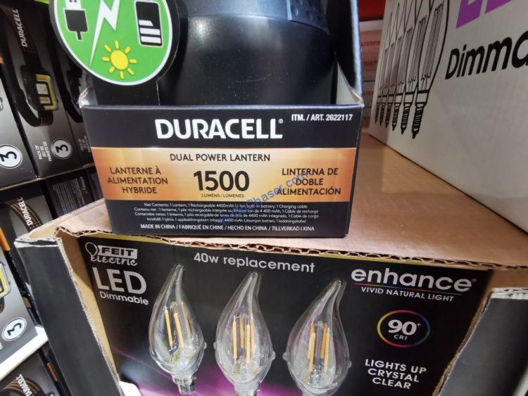 Duracell 1500 Lumen TRI-Power Hybrid Lantern – CostcoChaser