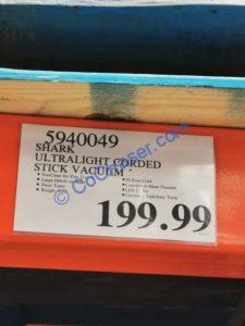 Shark Performance UltraLight Corded Stick Vacuum, Model#UV580 ...