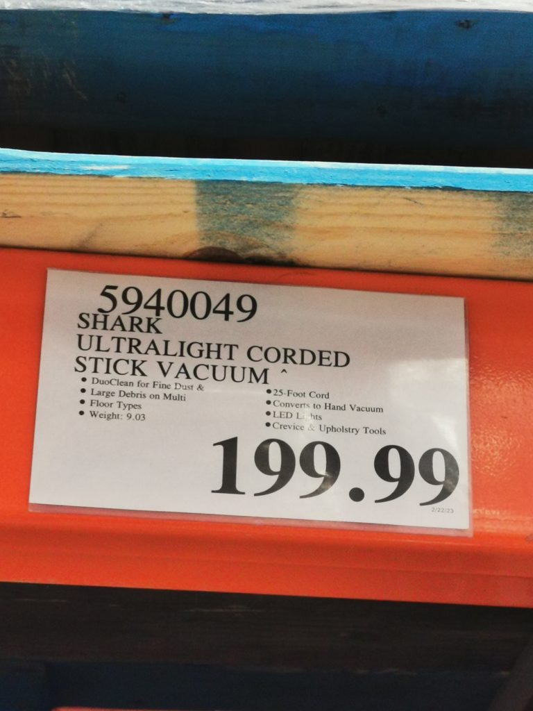 Shark Performance UltraLight Corded Stick Vacuum, Model#UV580 ...