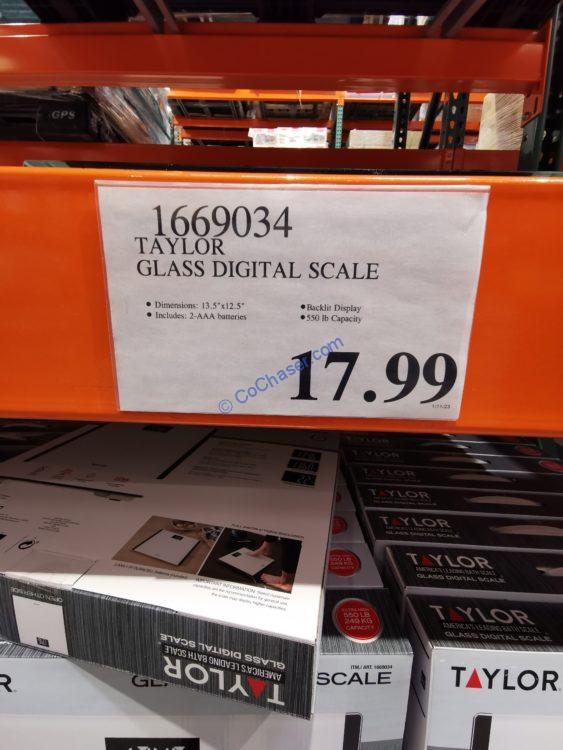 Costco-1669034-Taylor-Glass-Digital-Scale-tag – Costco Chaser