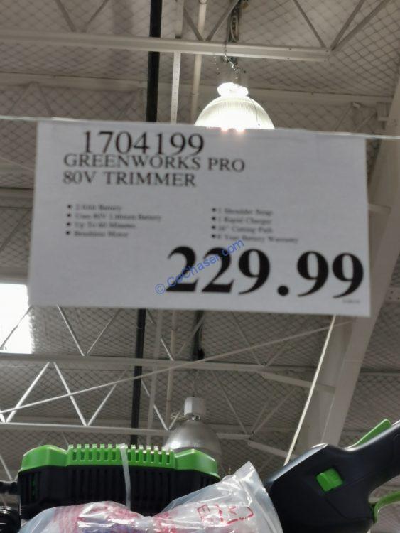 Costco-1704199-Greenworks-80V-16-Front-Mount-Trimmer-tag – Costco Chaser